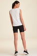Indio Muscle Tank - White Relaxed Fit Tank Top | Alala