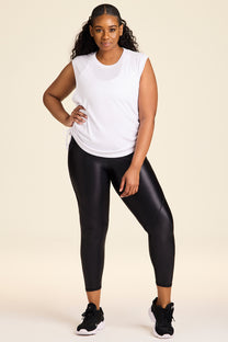 Indio Muscle Tank - White Relaxed Fit Tank Top | Alala